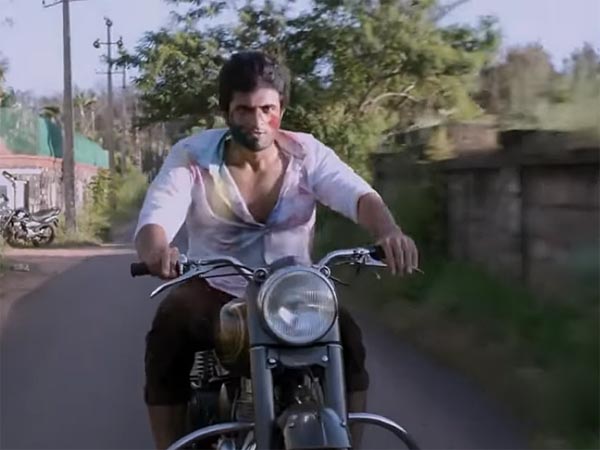 అర్జున్ రెడ్డి మూవీలో ఉపయోగించిన రాయల్ ఎన్ఫీల్డ్ ఇంటర్‌సెప్టార్ బైకు ...