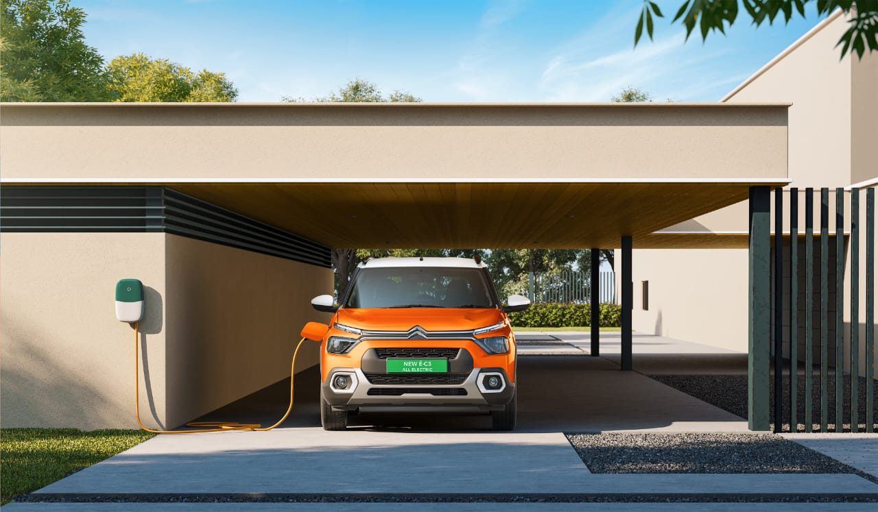 citrone india launched the much-awaited new citroen ec3 all-electric ...