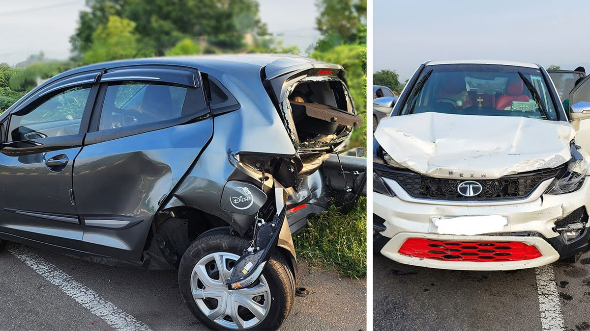 Tata Altroz Accident: రోడ్డుపై కుక్క అడ్డు రావడంతో టాటా ఆల్ట్రోజ్ ...